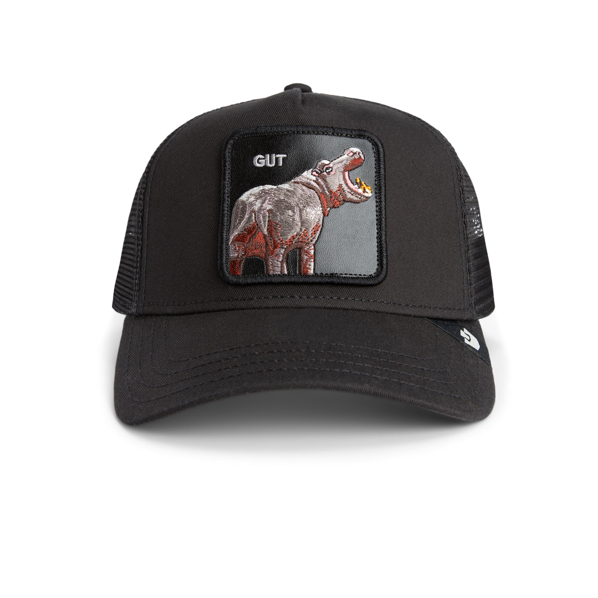 Gut Hippo Trucker Hat Black – Moon Lady & Moon Man